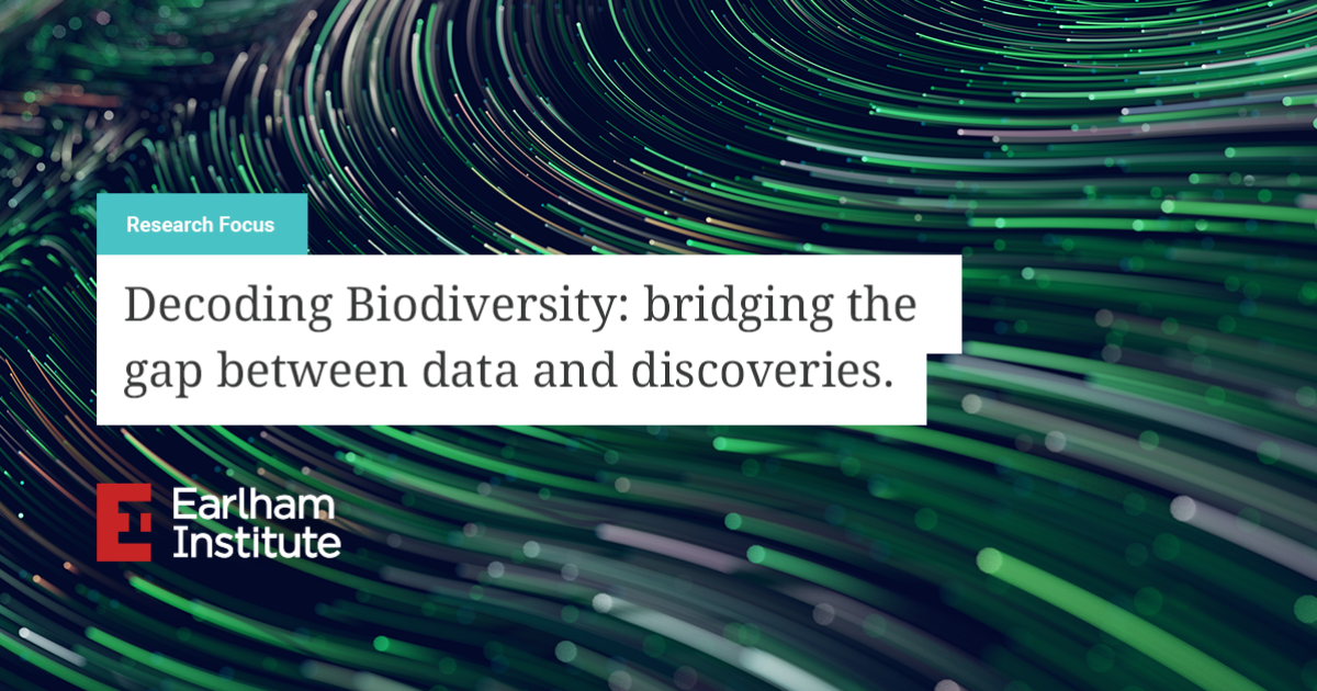 Decoding Biodiversity: bridging the gap between data and discoveries ... Decoding Biodiversity: bridging the gap between data and discoveries ...